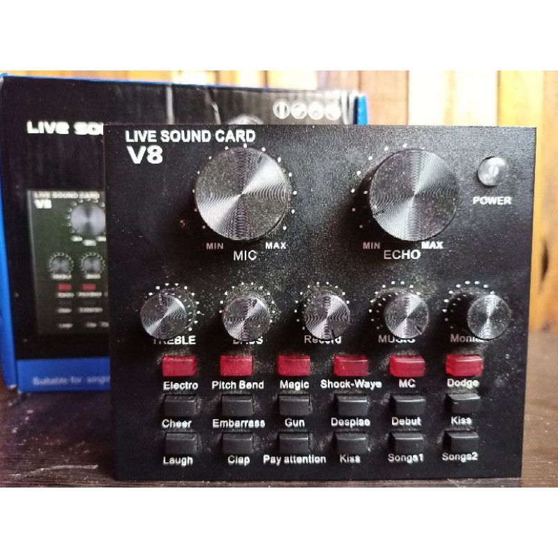 Jual SOUND CARD V8 LIVE STREAMING | Shopee Indonesia