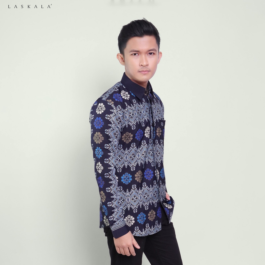 Jual Laskala Batik Premium Slimfit Berlin K03A117 | Shopee Indonesia