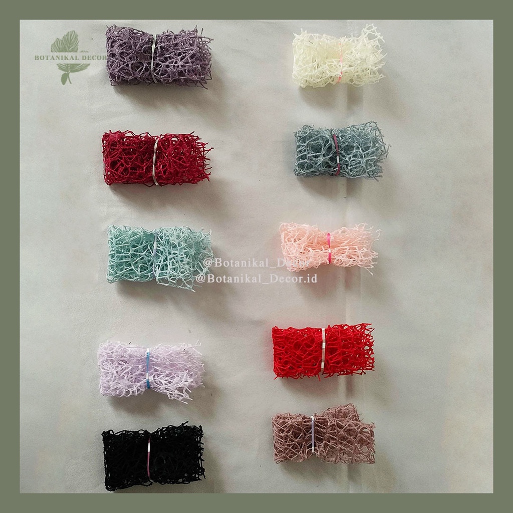 Jual Korean Jaring Net Roll Flower Wrapping Buket Mesh Circle Bunga ...