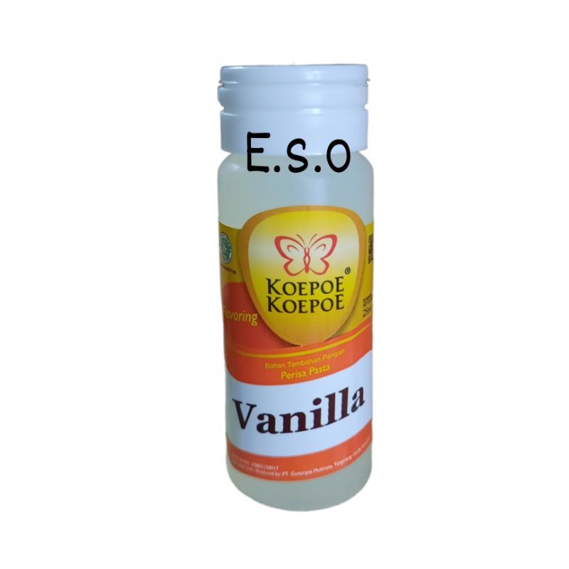 Jual perisa/pasta vanilla cair koepoe-koepoe 25ml | Shopee Indonesia