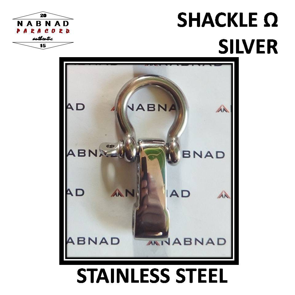 Jual Nabnad Shackle Buckle Stainless Steel Paracord Sakel Omega U ...