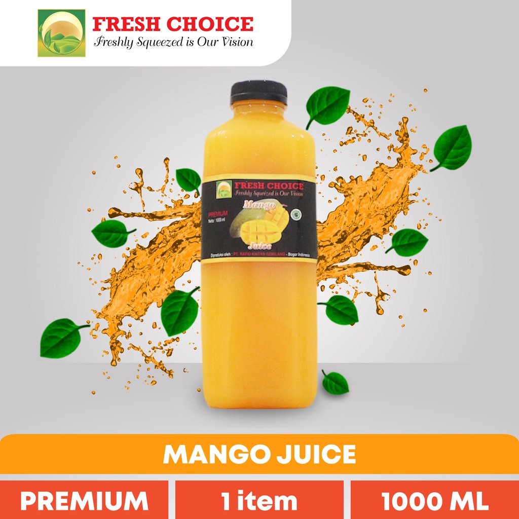 Jual Fresh Choice Jus Buah Jus Mangga Mango Juice 1000 ML | Shopee ...
