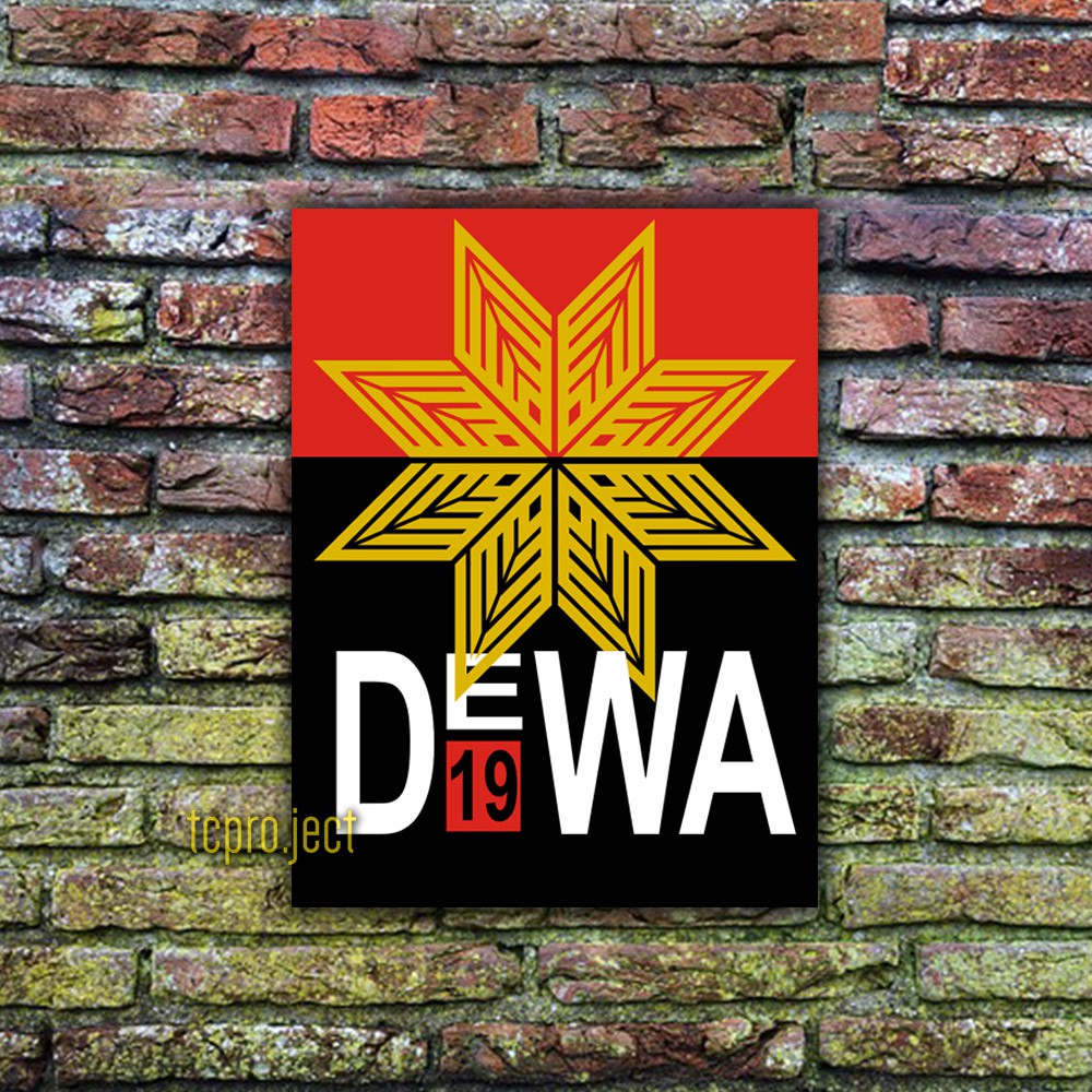 Jual DEWA 19 LASKAR CINTA LOGO POSTER - DEKORASI HIASAN DINDING ...