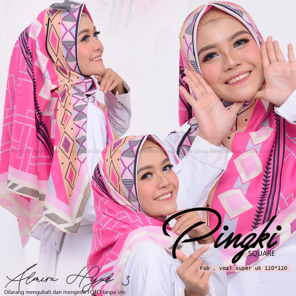 Jual pingki musaa lika berry mekka gorri lasmi munir kamil square hijab segi empat | Shopee ...