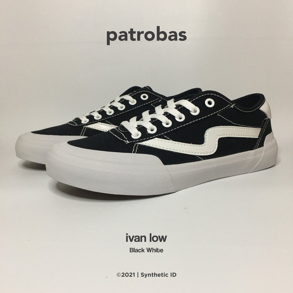 Jual Patrobas Ivan Low (Black White) | Shopee Indonesia