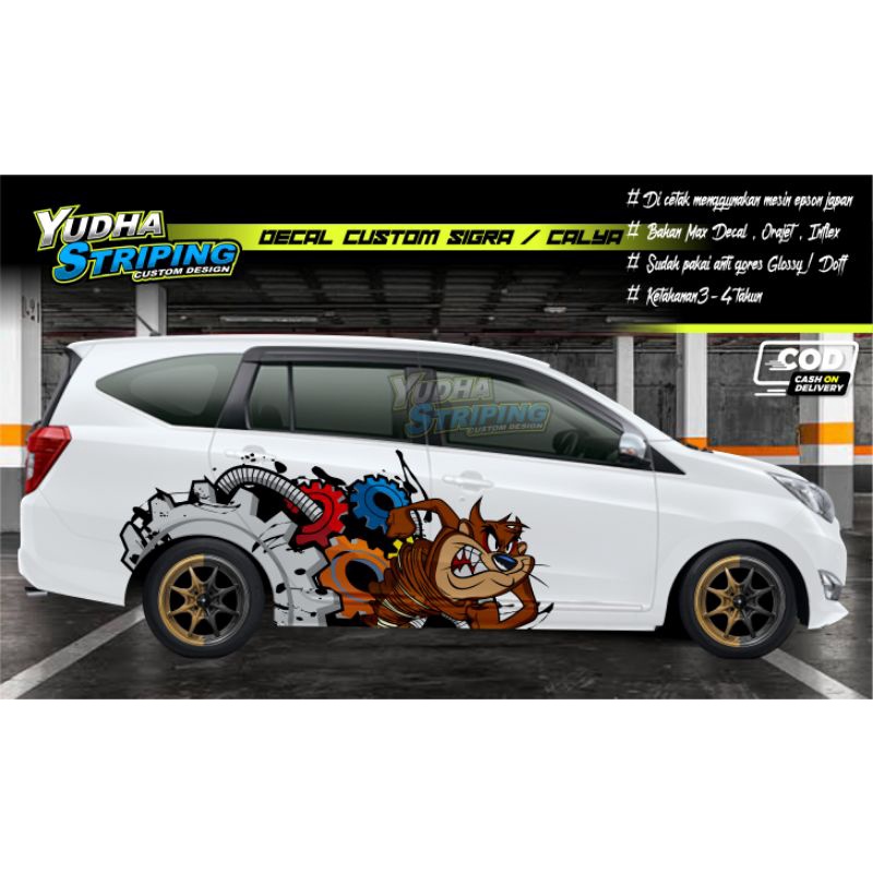 Jual STICKER VARIASI SIGRA, CAYLA, AYLA, JAZZ, MOBILIO, XENIA, LIVINA ...