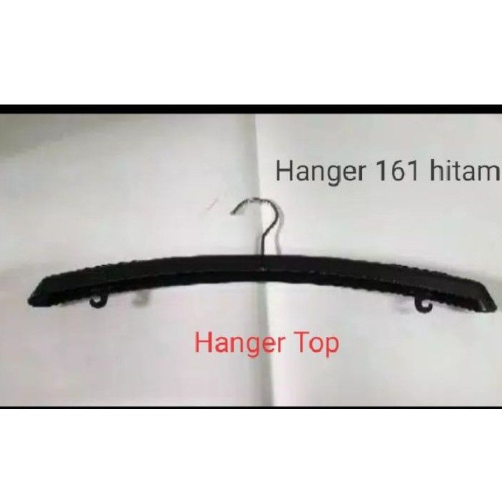 Jual HANGER PLASTIK 161 HITAM HARGA PER 1 BH | Shopee Indonesia