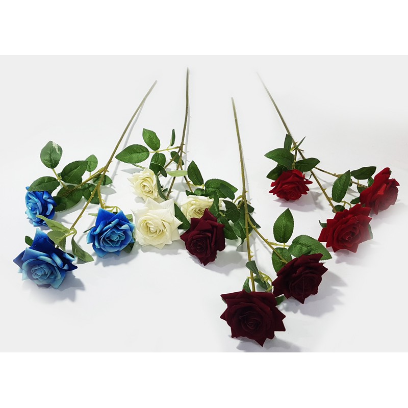 Jual B-015 Bunga Mawar Sudut 3 Kuntum - Bunga Artificial - Rose ...