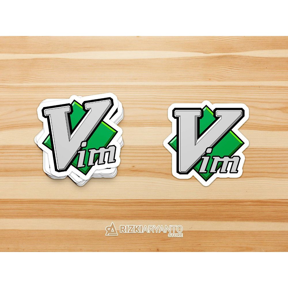 Jual Sticker - Stiker Logo Vim Text Editor untuk PC Laptop HP dll ...