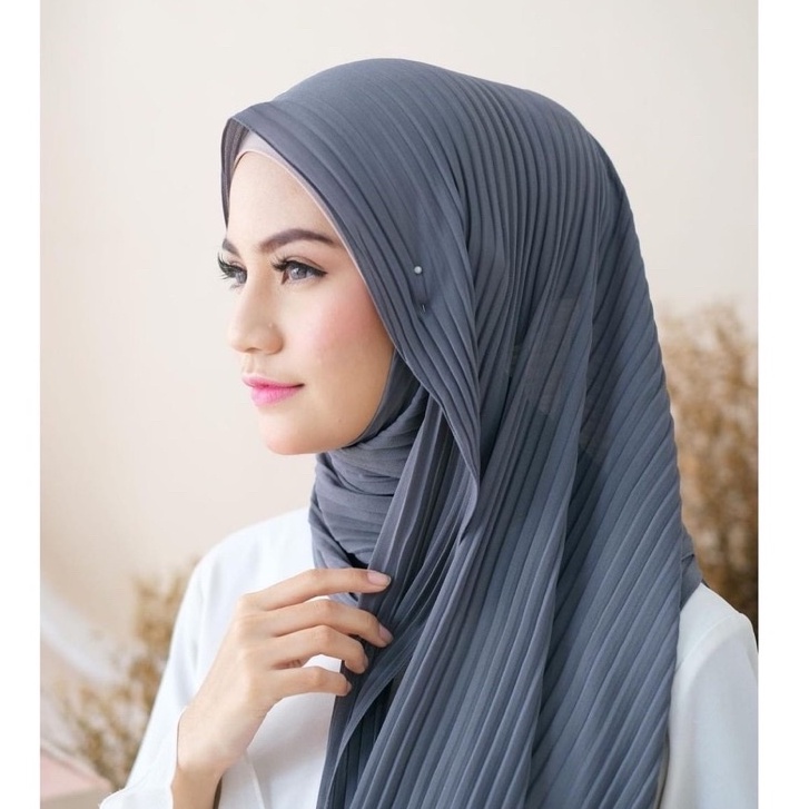 Jual PASHMINA PLISKET SHAWL PREMIUM/PASHMINA PLISKET PANJANG FULL PLISKET - HIJAB HAVANA WANITA ...