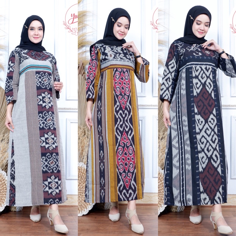 Jual Bisa Cod • Gamis Tenun troso original • tenun troso original ...