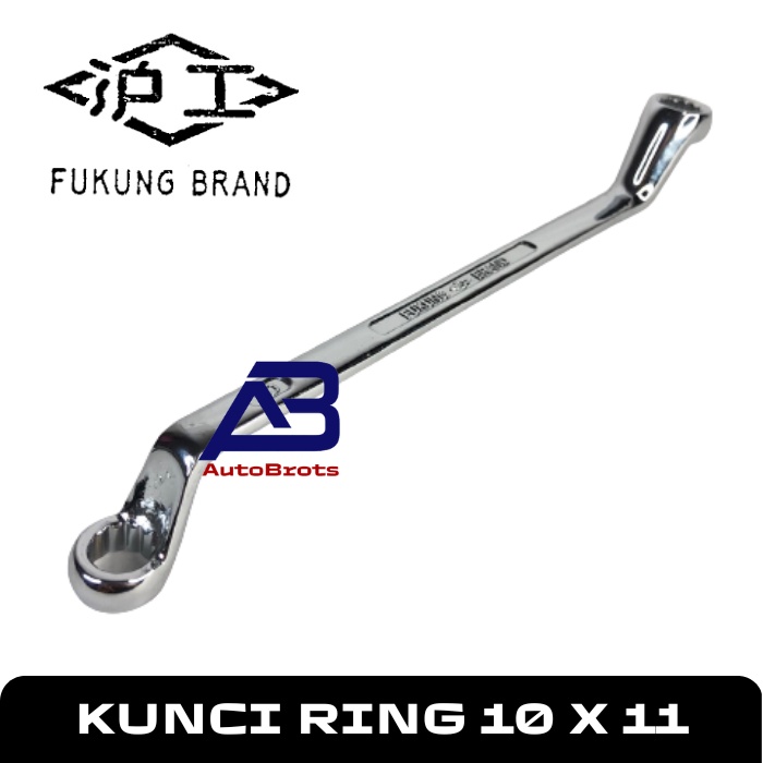 Jual FUKUNG Kunci Ring 10 x 11 mm / Box End Wrench 10-11 mm | Shopee ...