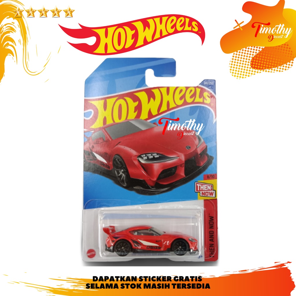 Jual Hot Wheels 20 Toyota GR Supra Merah Greddy Timothy Diecast ...