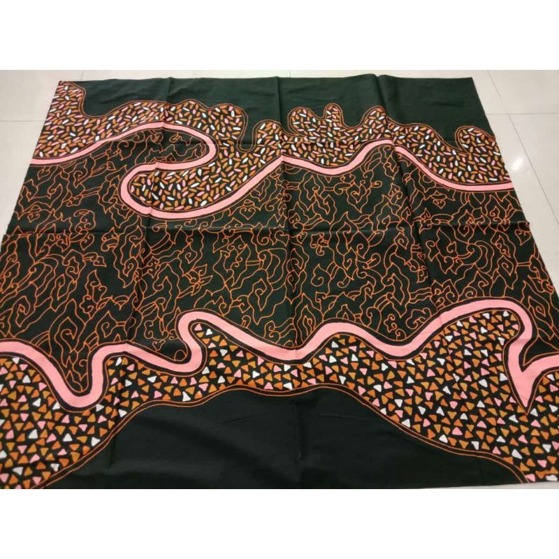 Jual kain batik tulis lukis abstrak mega mendung cirebon bahan katun ...