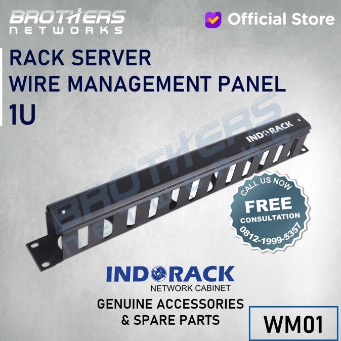 Jual WIRE MANAGEMENT 1U WM01 - HORIZONTAL CABLE WIRING INDORACK RACK SERVER | Shopee Indonesia