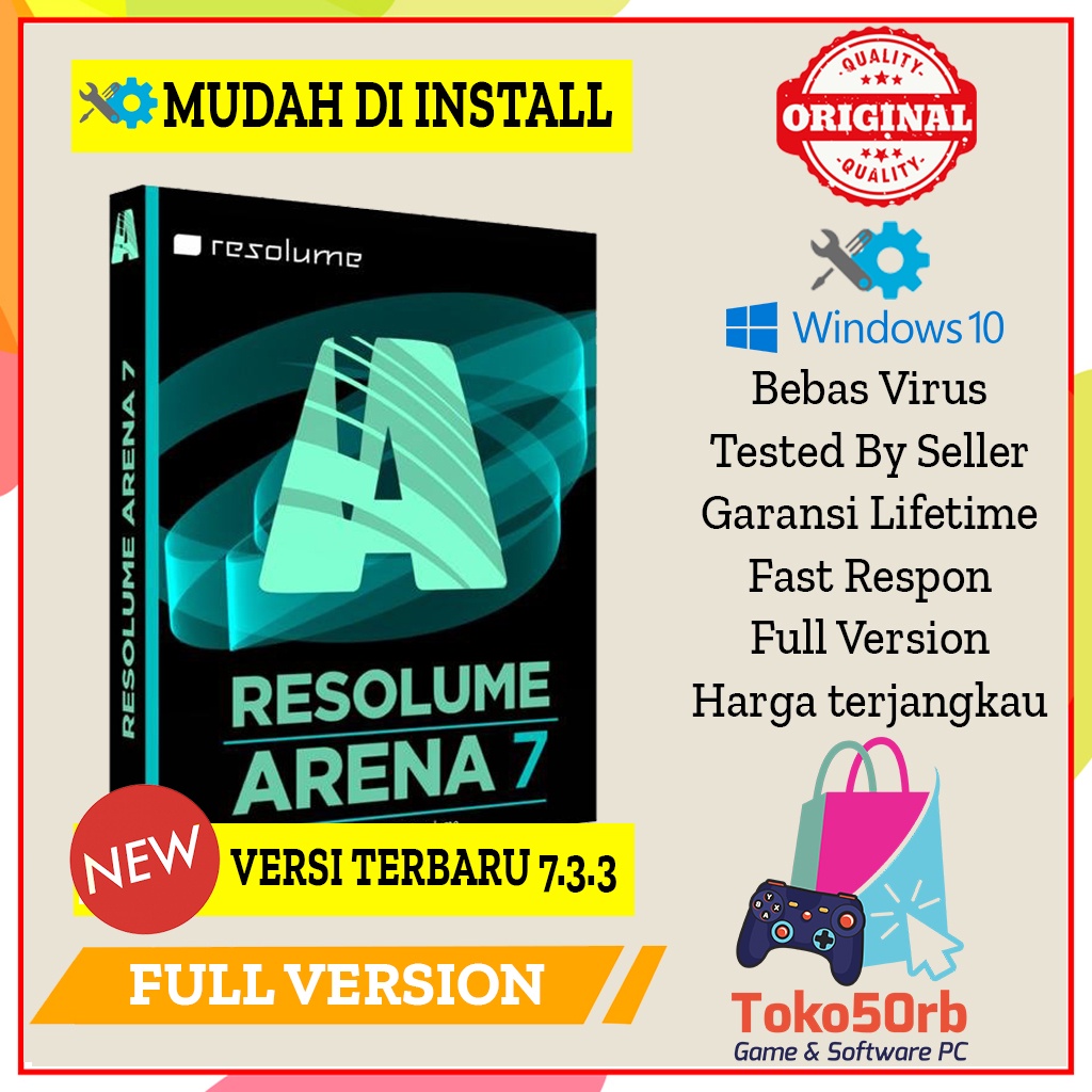 Jual Software Mixing dan Blending Output Proyektor: Resolume Arena 7 [WIN] | Shopee Indonesia