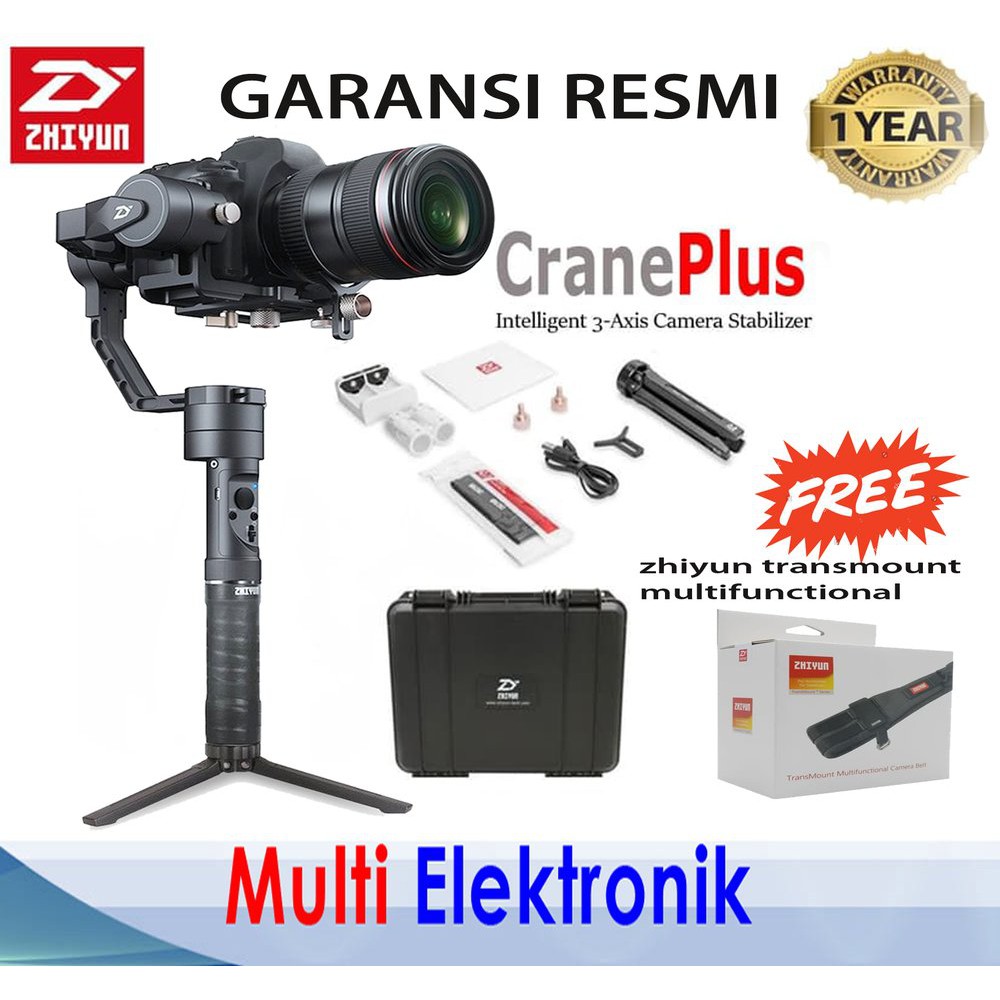 Jual Lihat Detal ZHIYUN CRANE PLUS 3-AXIS HANDHELD GIMBAL STABILIZER ...