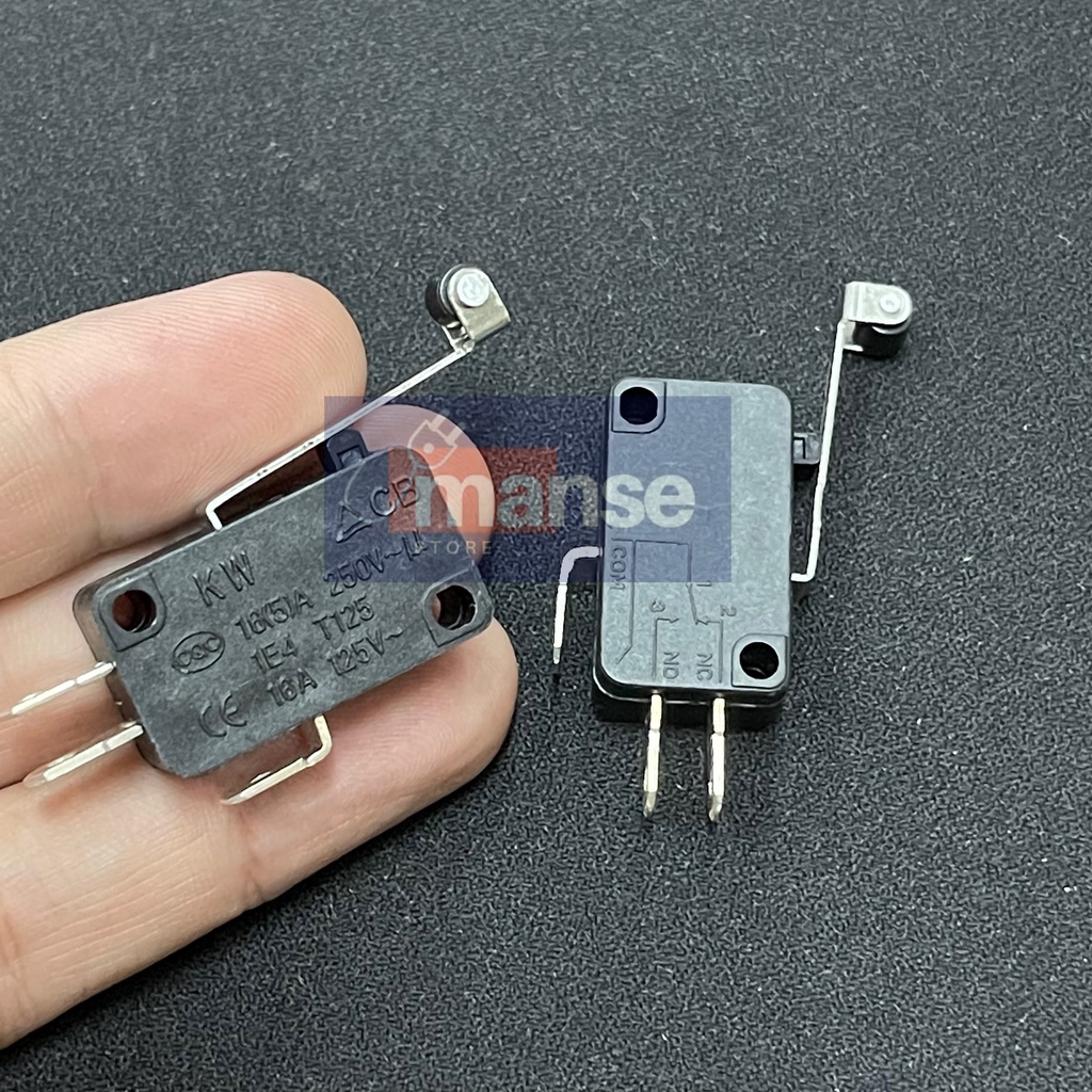 Jual Microswitch Medium Gagang Roda / Micro Limit Switch Medium + Roda | Shopee Indonesia