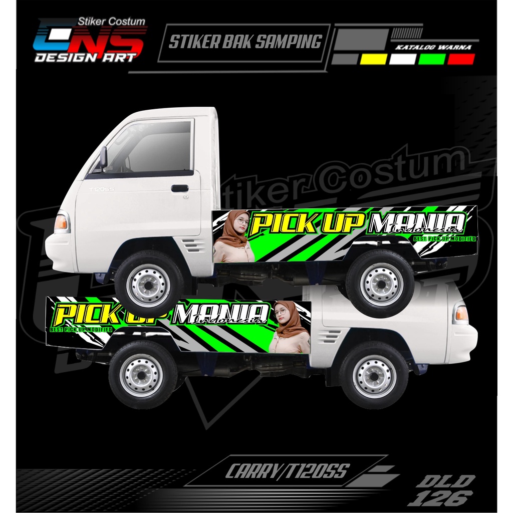 Jual Stiker Bak Samping Pick Up Carry Lama / T120SS Stiker Vinyl Custom ...