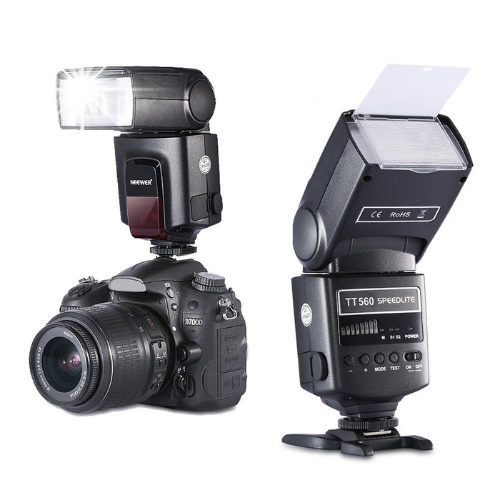 Jual FLash Kamera - Neewer TT560 Flash Speedlite untuk Canon Nikon Sony ...