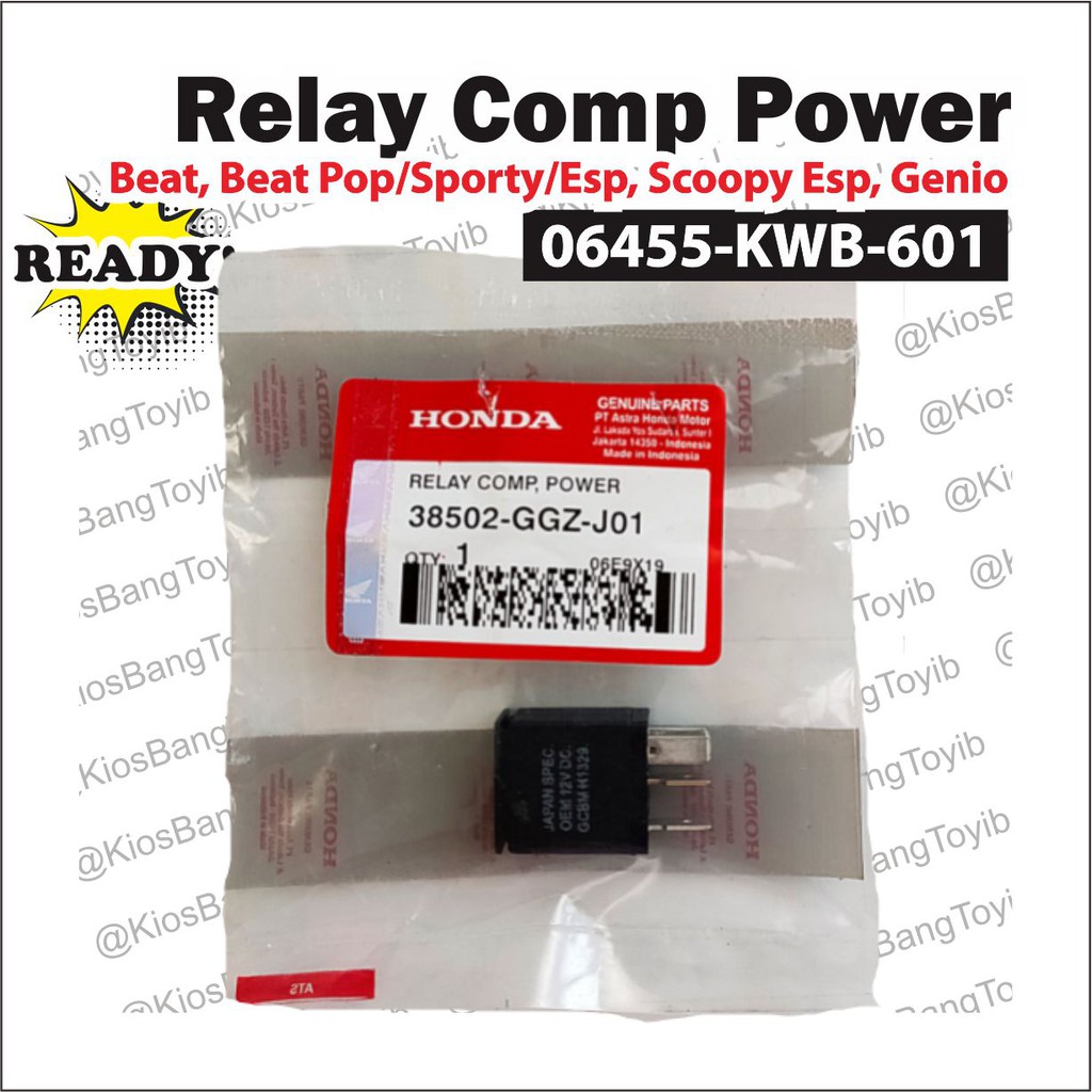 Jual Relay Comp Power Starter Stater/Switch Aki Kaki 5 Honda Beat Genio ...