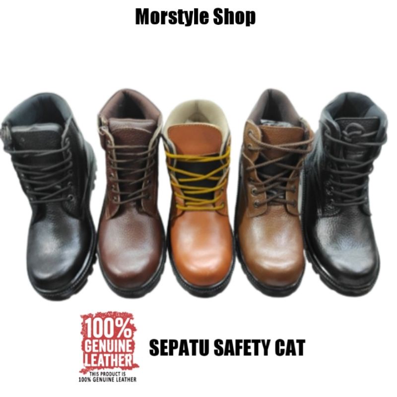 Jual Sepatu safety sepatu boot sepatu lapangan sepatu proyek | Shopee ...