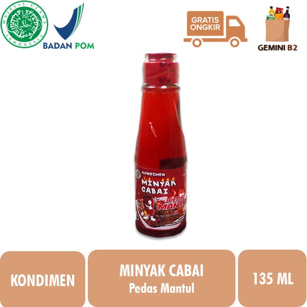 Jual Kondimen Minyak Cabai Spicy Chili Oil 135 ML Minyak Cabe Pedas ...