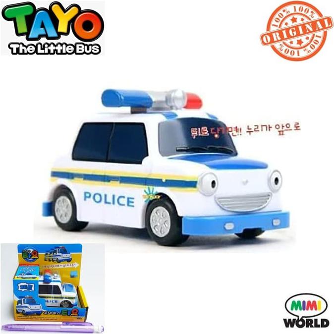 Jual Original Tayo The Little Bus Pat Police TYX217010 Mimi World Korea ...