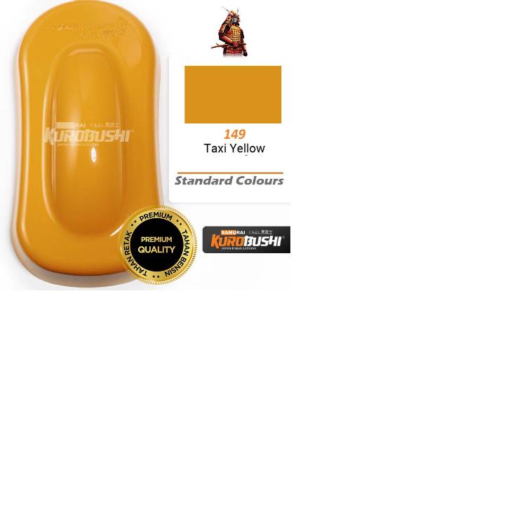 Jual cat semprot samurai kurobushi pilok pilox samurai taxi yellow 149 ...