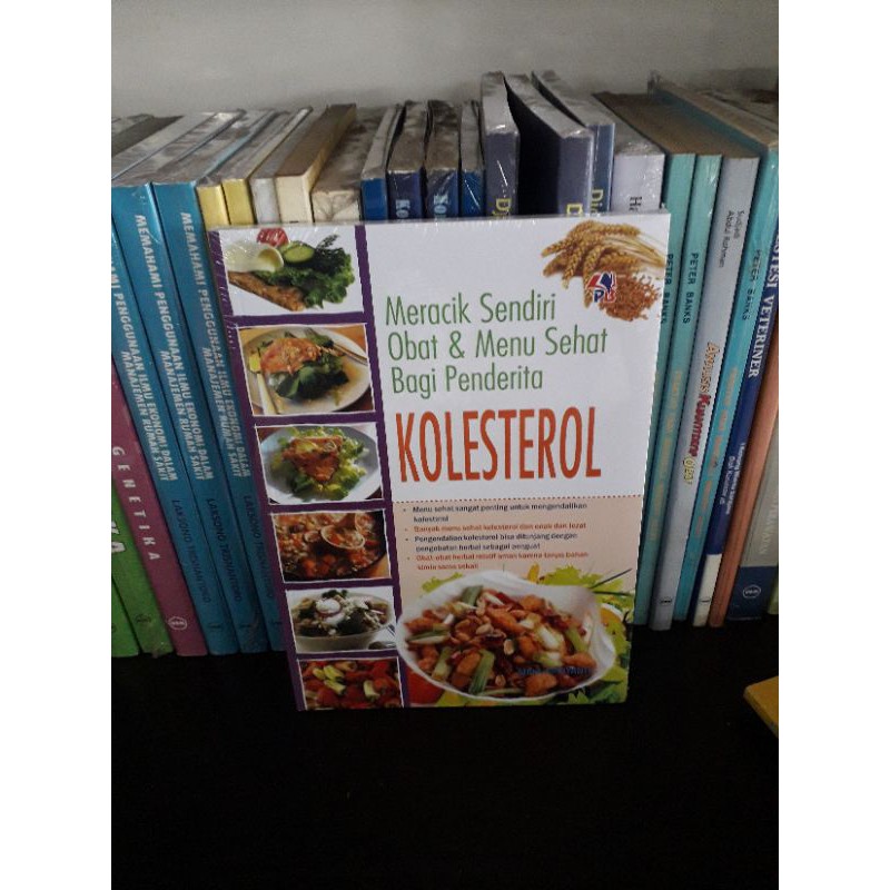 Jual BUKU MERACIK SENDIRI OBAT & MENU SEHAT BAGI PENDERITA KOLESTEROL ...