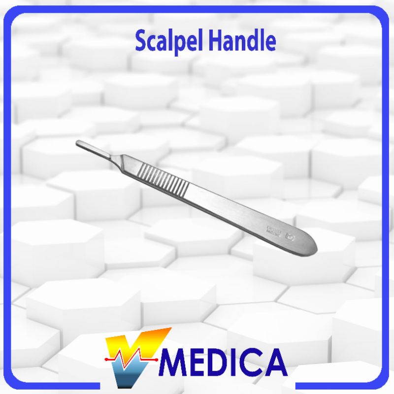 Jual Scalpel Handle / Gagang Bisturi / Gagang Mess / Gagang Pisau ...