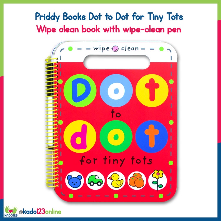 Jual Wipe Clean Dot to Dot for Tiny Tots (includes wipe-clean pen) (KD ...