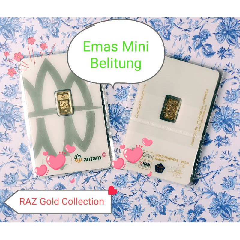 Jual Emas Mini / Emas Antam Ukuran 1 gr | Shopee Indonesia