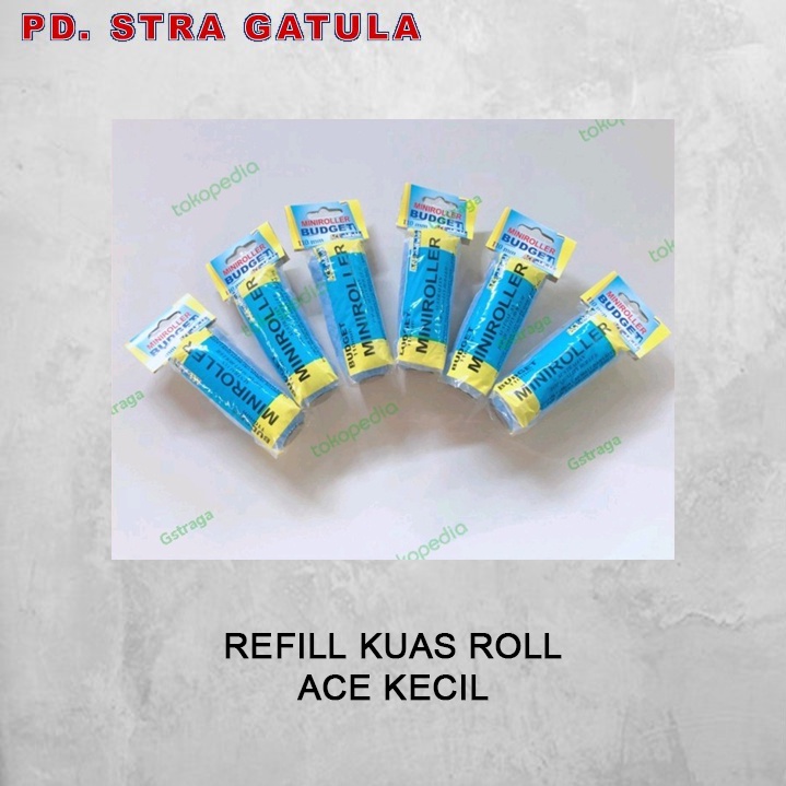 Jual Refill Roll Kuas Ace 4" - Bulu Kuas Roll - Paint Roller Cat Tembok ...