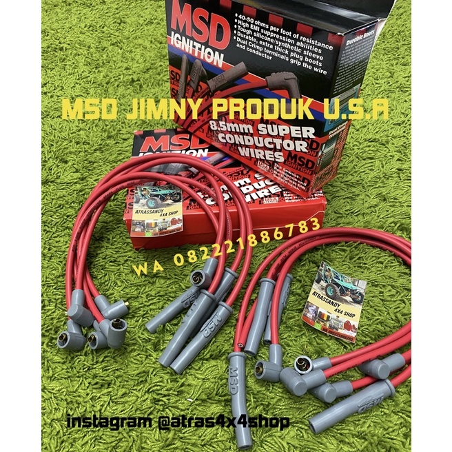 Jual kabel busi racing original MSD AMERIKA USA untuk jimny katana ...