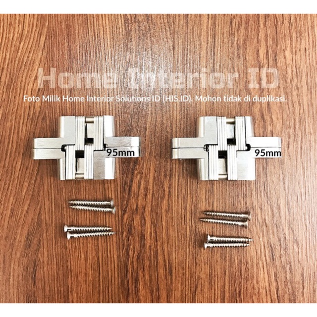 Jual Engsel Tanam Lipat 95 mm Stainless Steel - Concealed Invisible ...