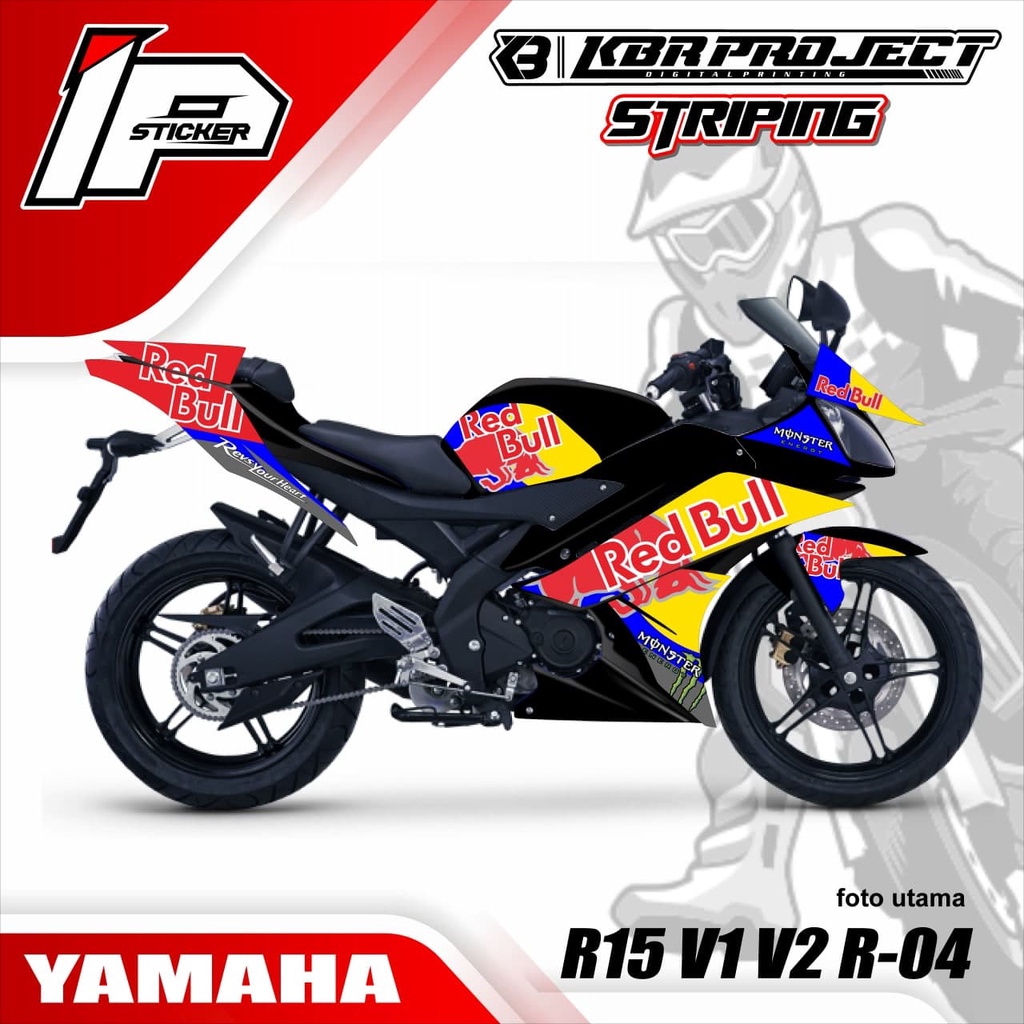 Jual R15 V1 V2 striping R15 V1 V2 motor YAMAHA motor sticker variasi ...