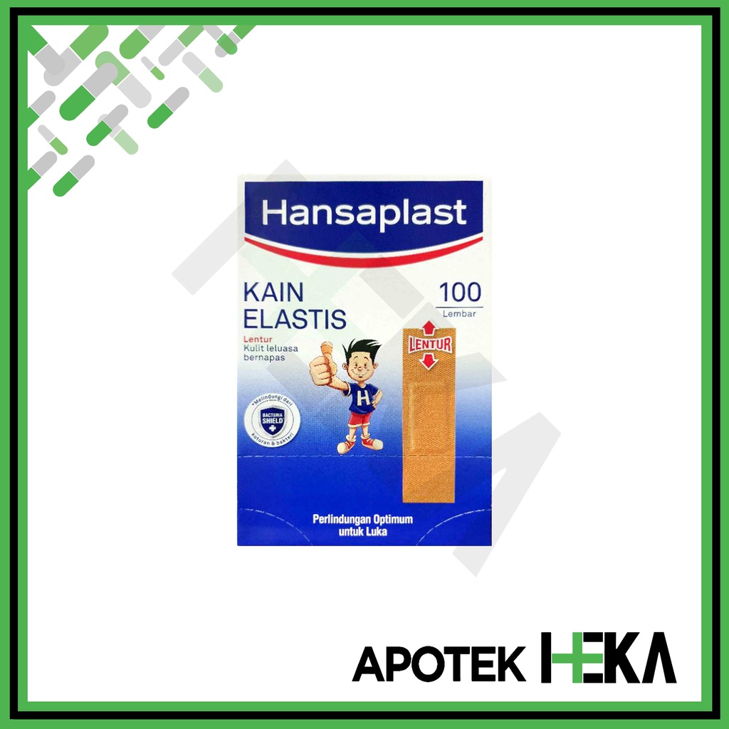 Jual Hansaplast Kain Elastis Lentur Plester Luka Box isi 100 Lembar ...