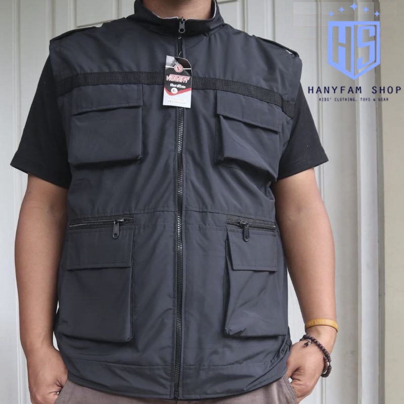 Jual Rompi Lapangan Multifungsi Bolak Balik / Rompi Kegiatan / Rompi ...