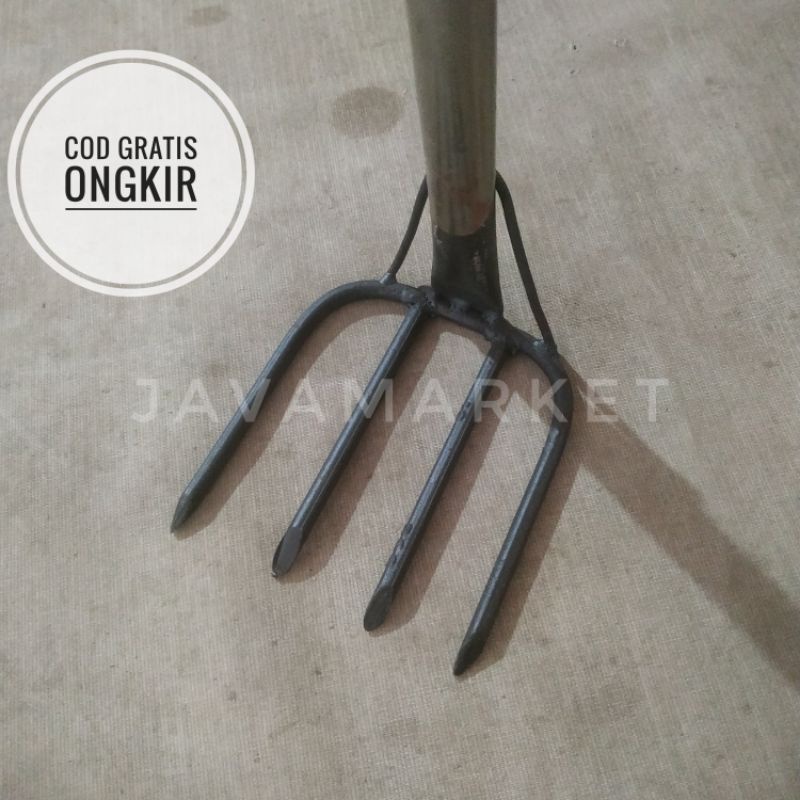 Jual Garuk Kecil Pegangan Besi | Garpu Taman Gagang Besi | Garu Sampah ...