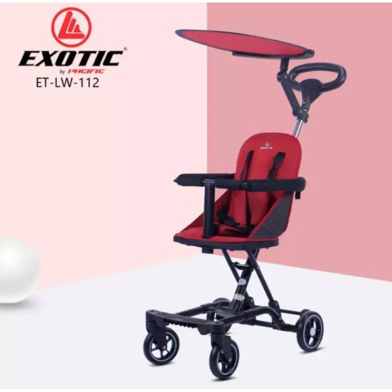 Jual STROLLER ANAK EXOTIC ET- LW- 112 | LW- 003 RED | TRAVELING ...