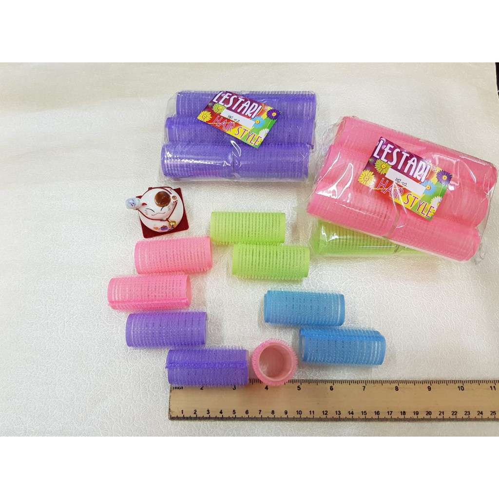 Jual NN [6 PCS] ROL RAMBUT TEMPEL KECIL ROLL GULUNGAN RAMBUT | Shopee ...