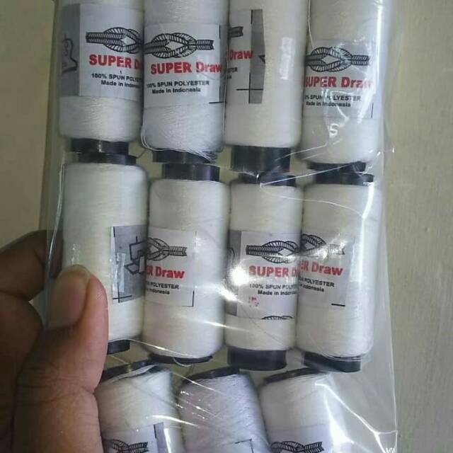 Jual Benang Jahit Hitam/Benang Jahit Putih | Shopee Indonesia