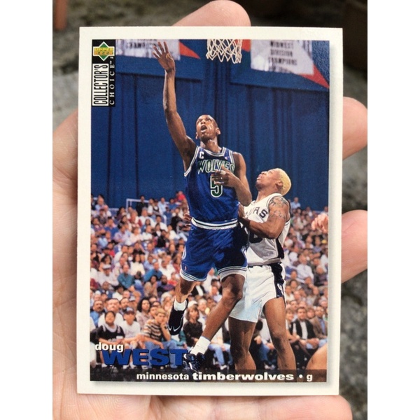 Jual KARTU BASKET DENNIS RODMAN V DOUG WEST 1995 NBA COLLECTORS CHOICE ...