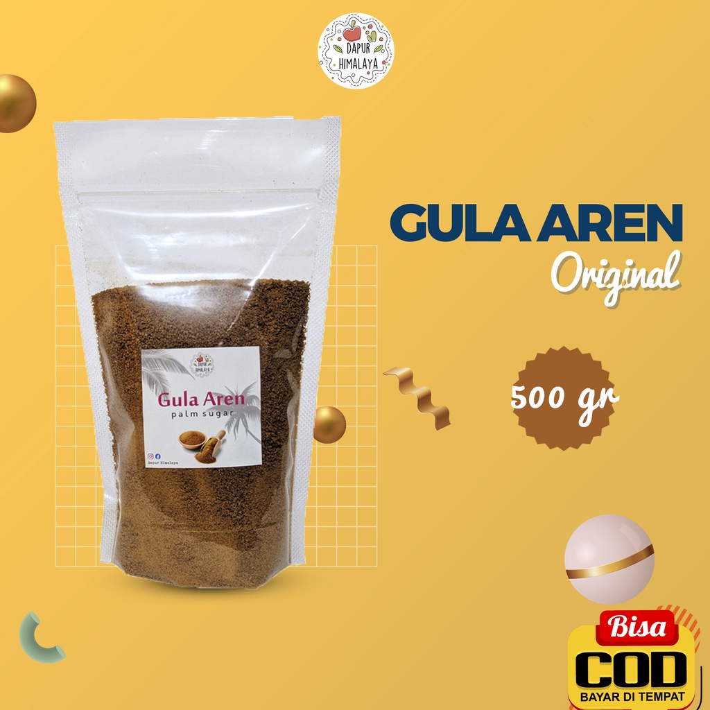 Jual GULA AREN BUBUK ASLI 500 GR PALM SUGAR SERBUK ORIGINAL MERAH NIRA ...