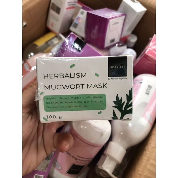 Jual Scarlett Mugword Mask | Shopee Indonesia