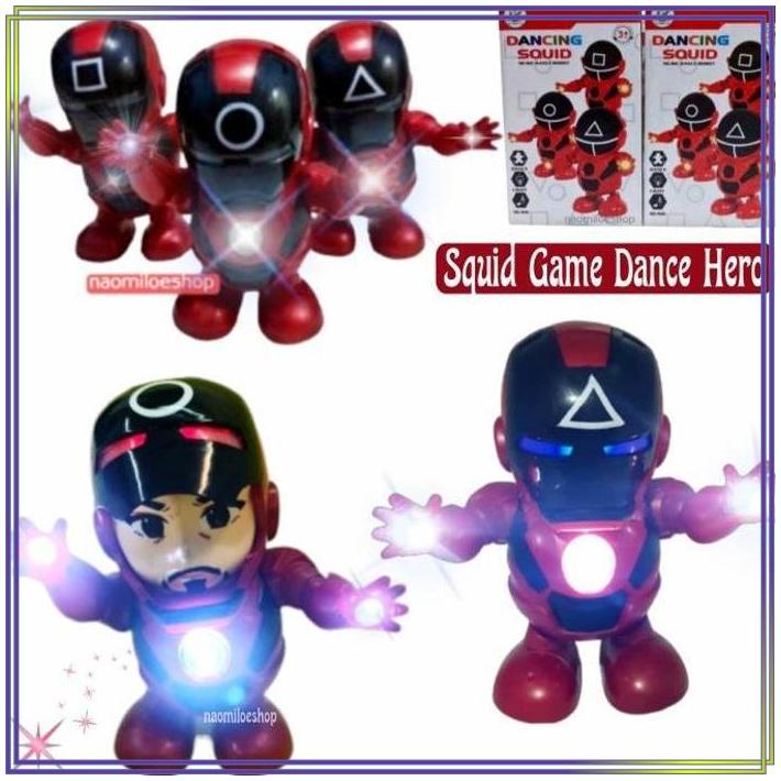 Jual MAINAN DANCE HERO SQUID GAME BULAT SEGITIGA KOTAK MAINAN ROBOT ...