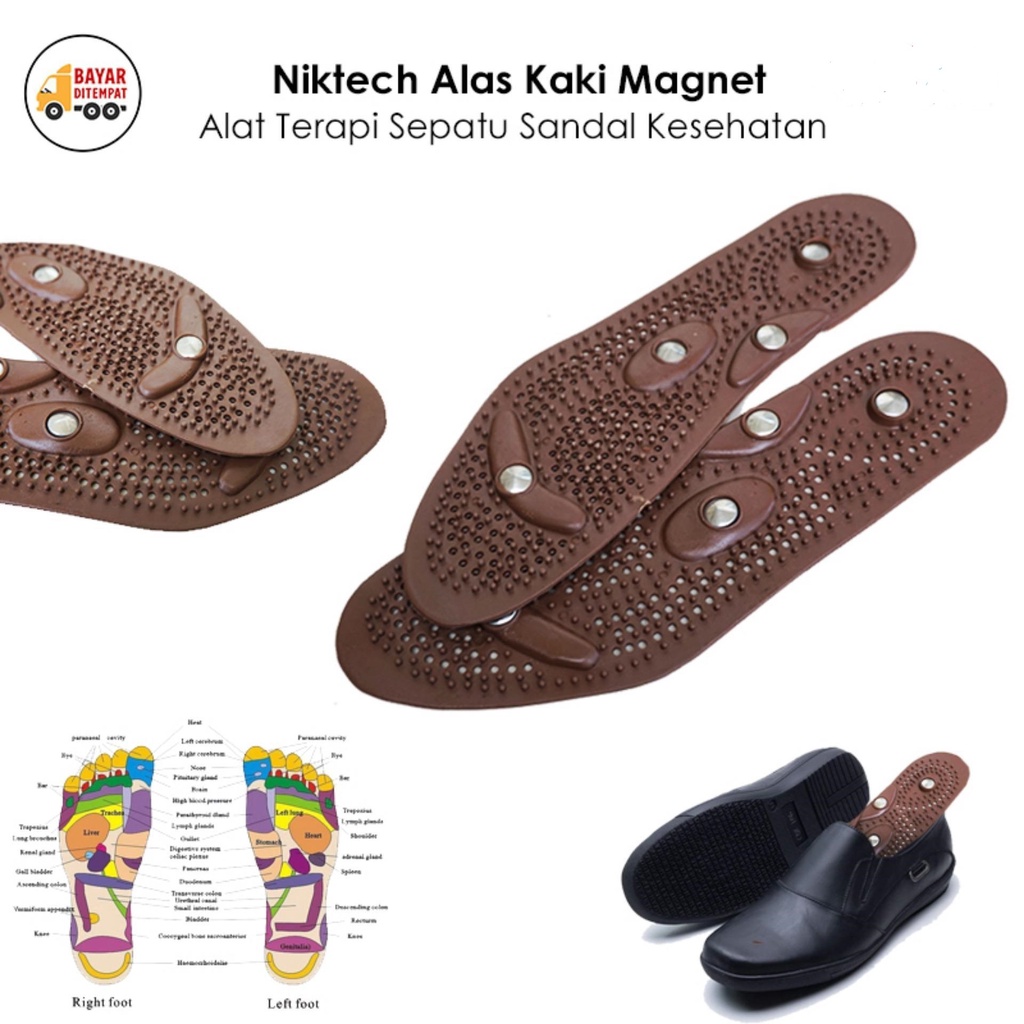 Jual Alas Kaki Magnet NIKTECH / Alas kaki Refleksi Akupuntur Pijat ...
