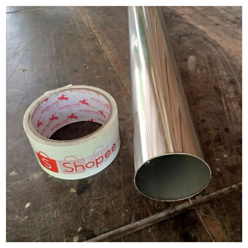 Jual PIPA BULAT STAINLESS 21/2 INCH X 0,8 MM X 30 CM | Shopee Indonesia