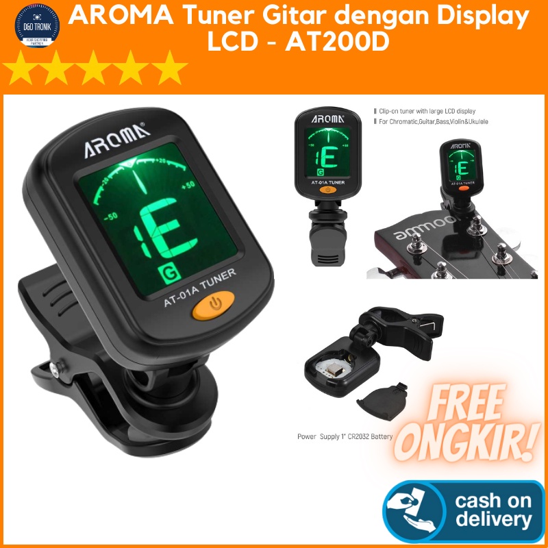 Jual Tuner Tunner Equalizer Gitar Guitar Violin Biola Bass Elektrik ...